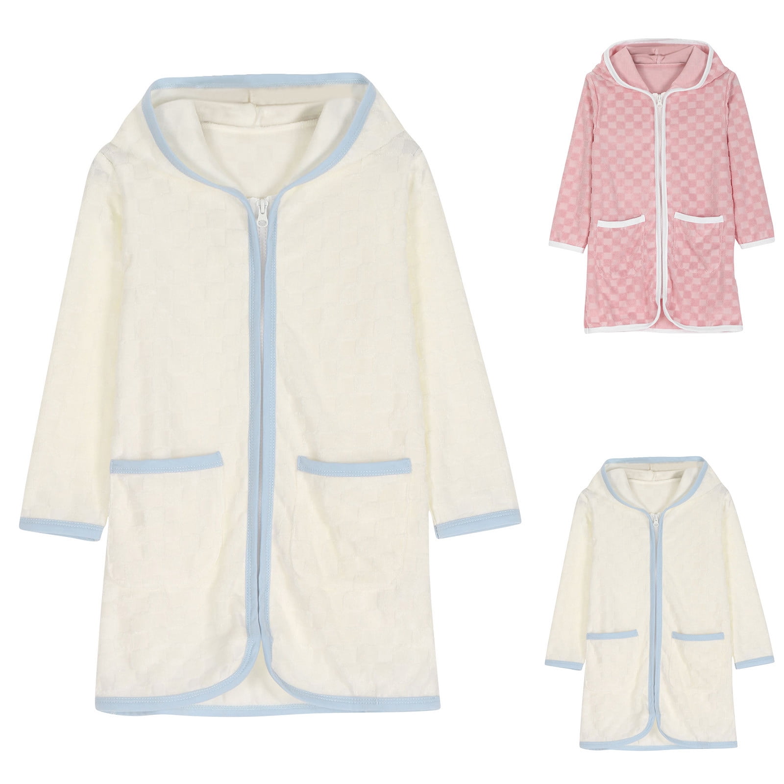Bovxnpu Fall Winter Toddler Boy Girl Robes Girls Bathrobes, Girls ...