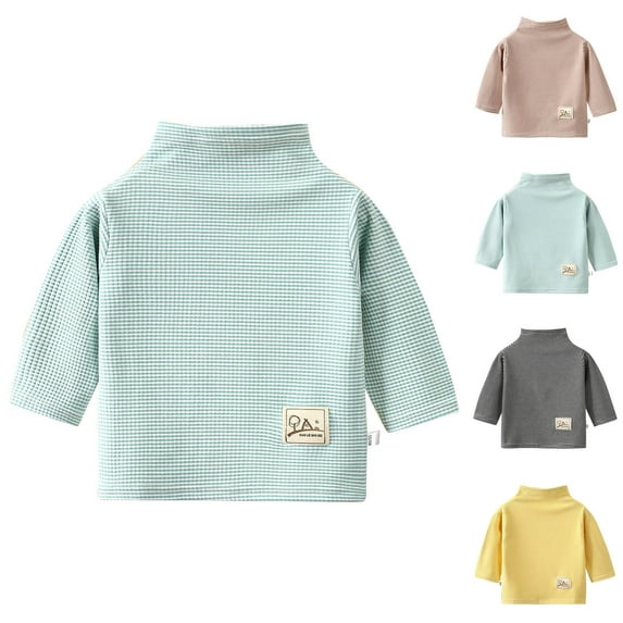 Bovxnpu Girls Long Sleeve T Shirts Kids Spring Fall Tops School Tee ...