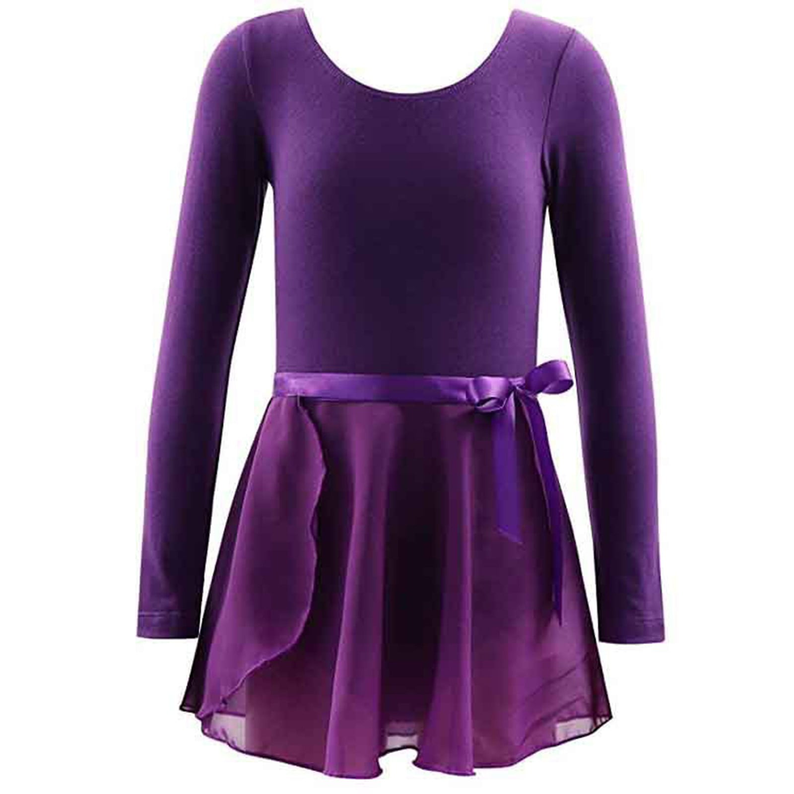 Bovxnpu Gymnastics Leotards for Girls, Girls Long Sleeve Dance Leotards ...