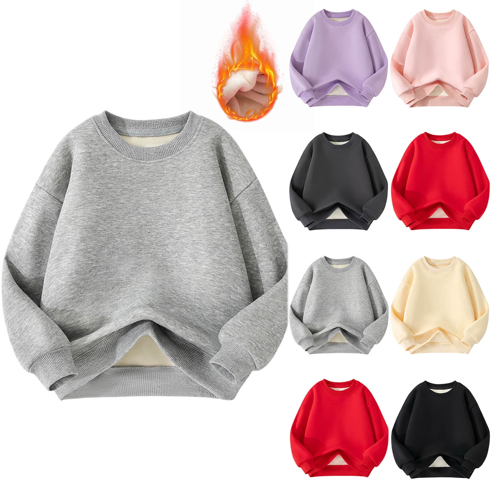 Bovxnpu Kids Toddler Fall Outfits Winter Clothes, Girls Sweatshirt ...