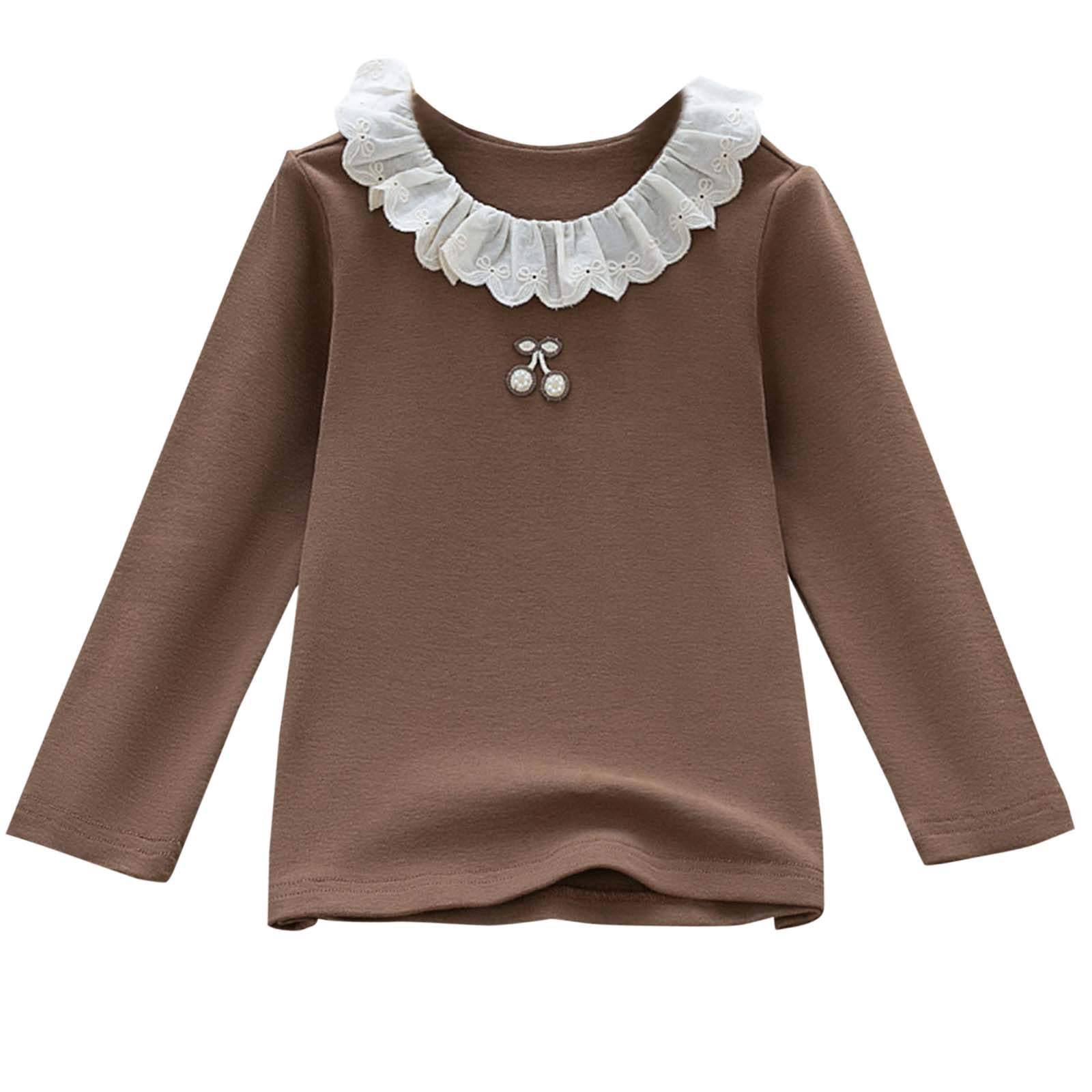 Bovxnpu Kids Toddler Fall Outfits Winter Clothes, Girls Thermal Tops ...