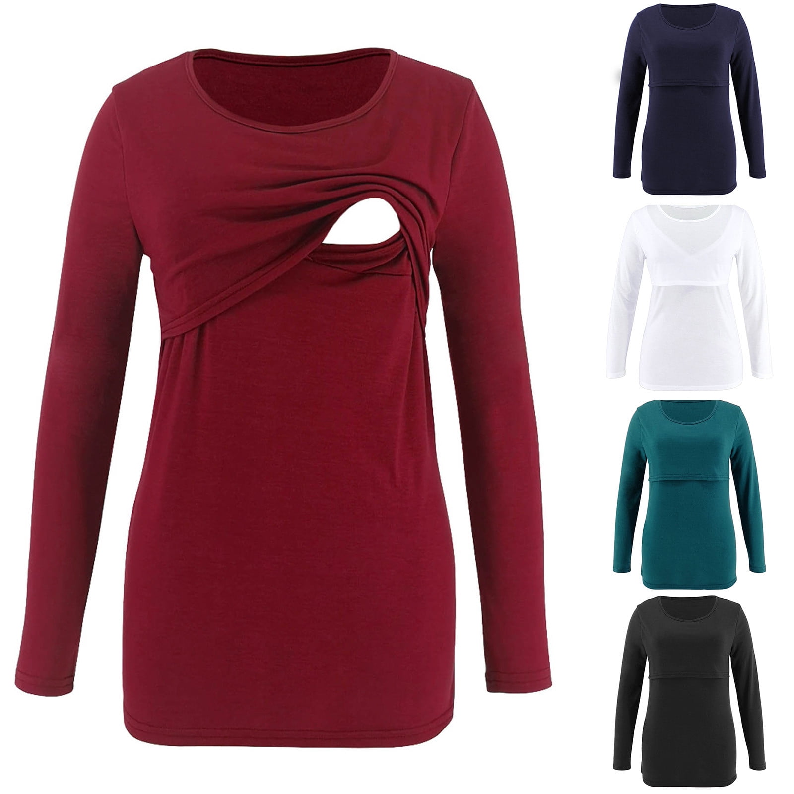 Bovxnpu Maternity Summer Clothes,Long Sleeve Maternity Tops,Maternity ...