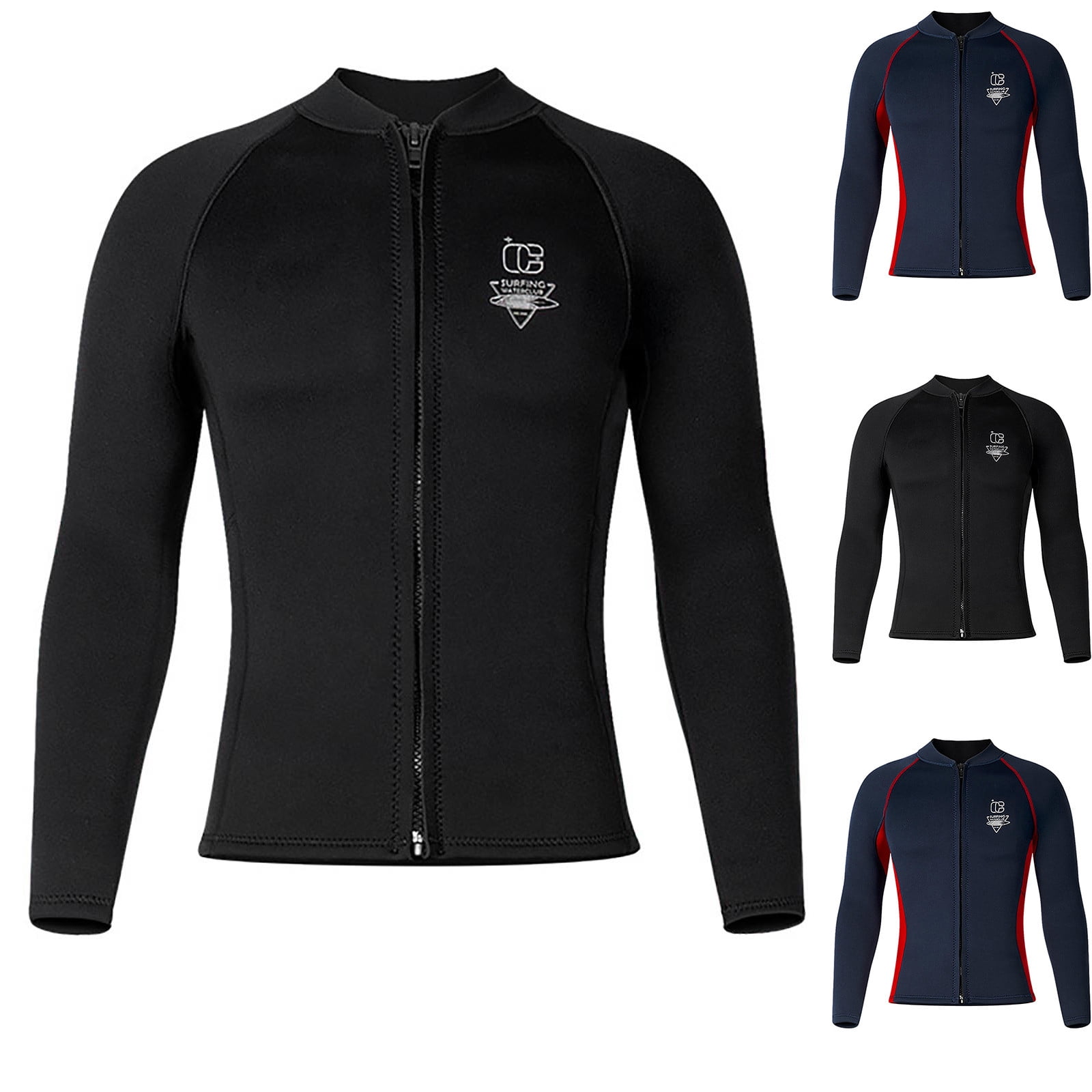 Bovxnpu Men's Swim Shirts Men's WetSuits Quickly-Dry Diving Surfing ...
