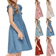 Bovxnpu Summer Girls Dresses, Toddler Girls Spaghetti Strap Ruffle ...