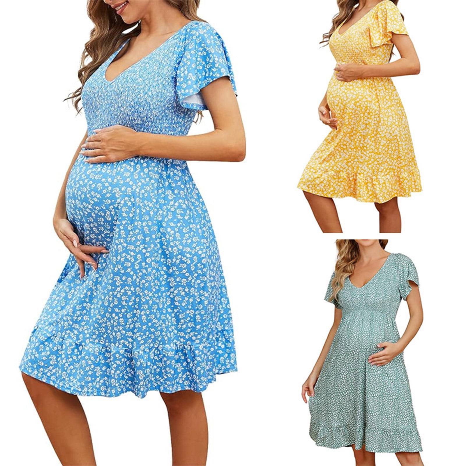 Bovxnpu Summer Maternity Clothes,Maternity Dresses,Women's Summer ...