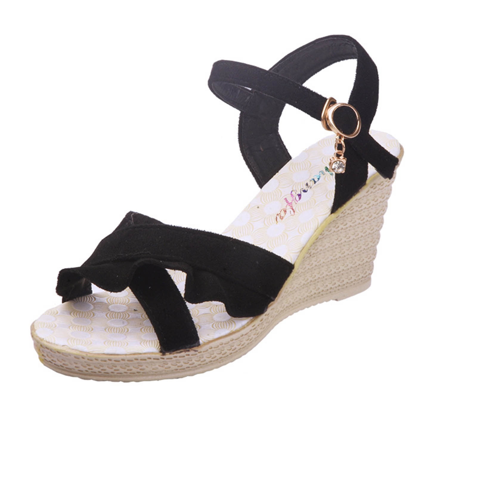 Bovxnpu Summer Sandals for Women 2024,Women's Open Toe Wedge Sandals ...