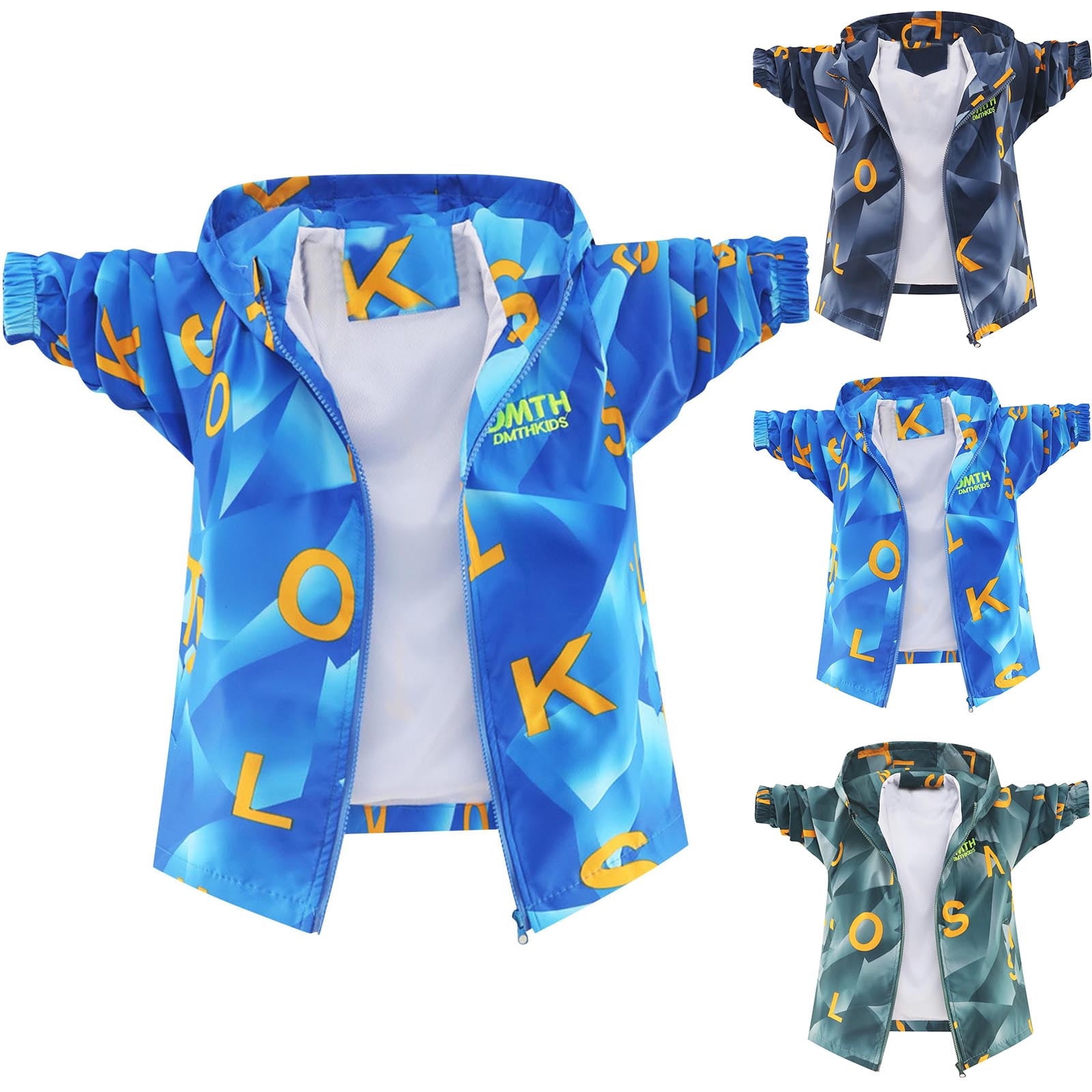 Bovxnpu Toddler Boys Girls Fall Winter Jacket, Boys Hooded Jacket, Boys ...