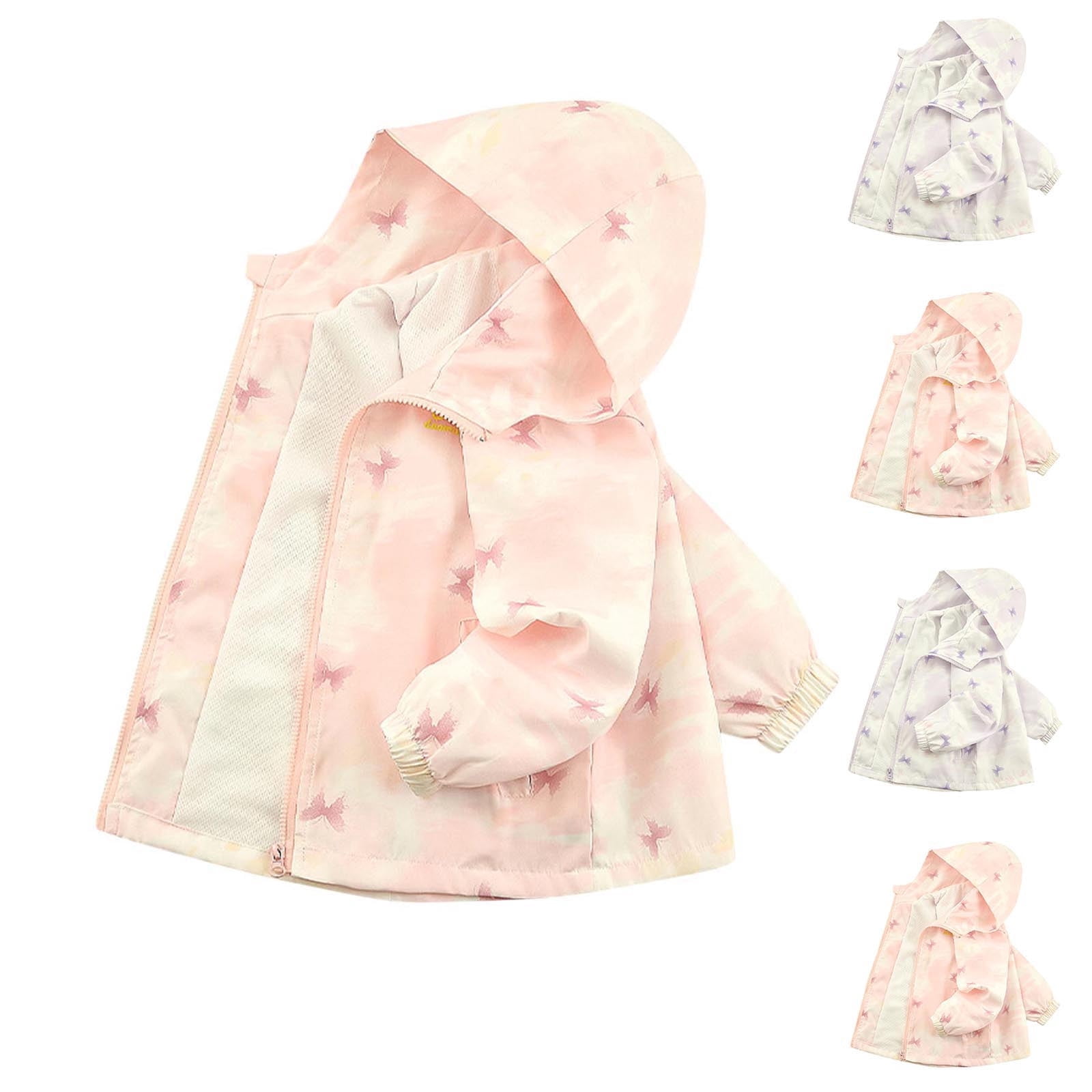 Bovxnpu Toddler Boys Girls Fall Winter Jacket, Girls Hooded Jacket ...