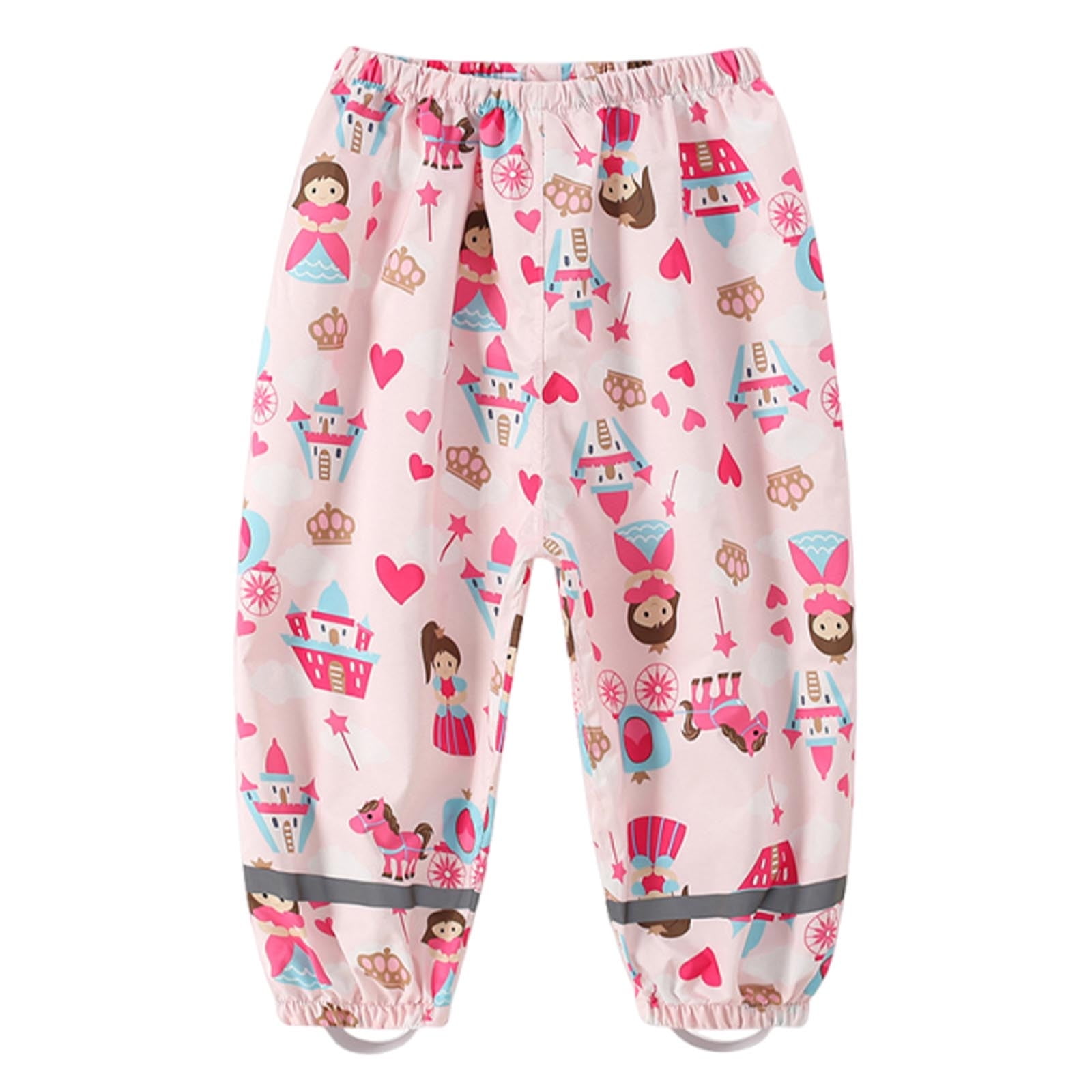 Bovxnpu Toddler Boys Girls Pants, Girls Waterproof Pants Rain Pants ...