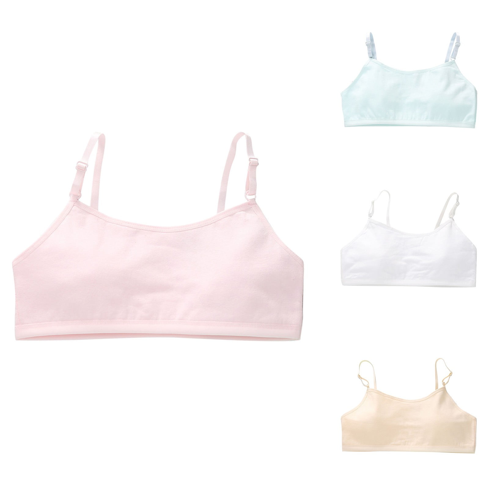 Bovxnpu Training Bras for Girls Girls Training Bra Cotton Breathable ...
