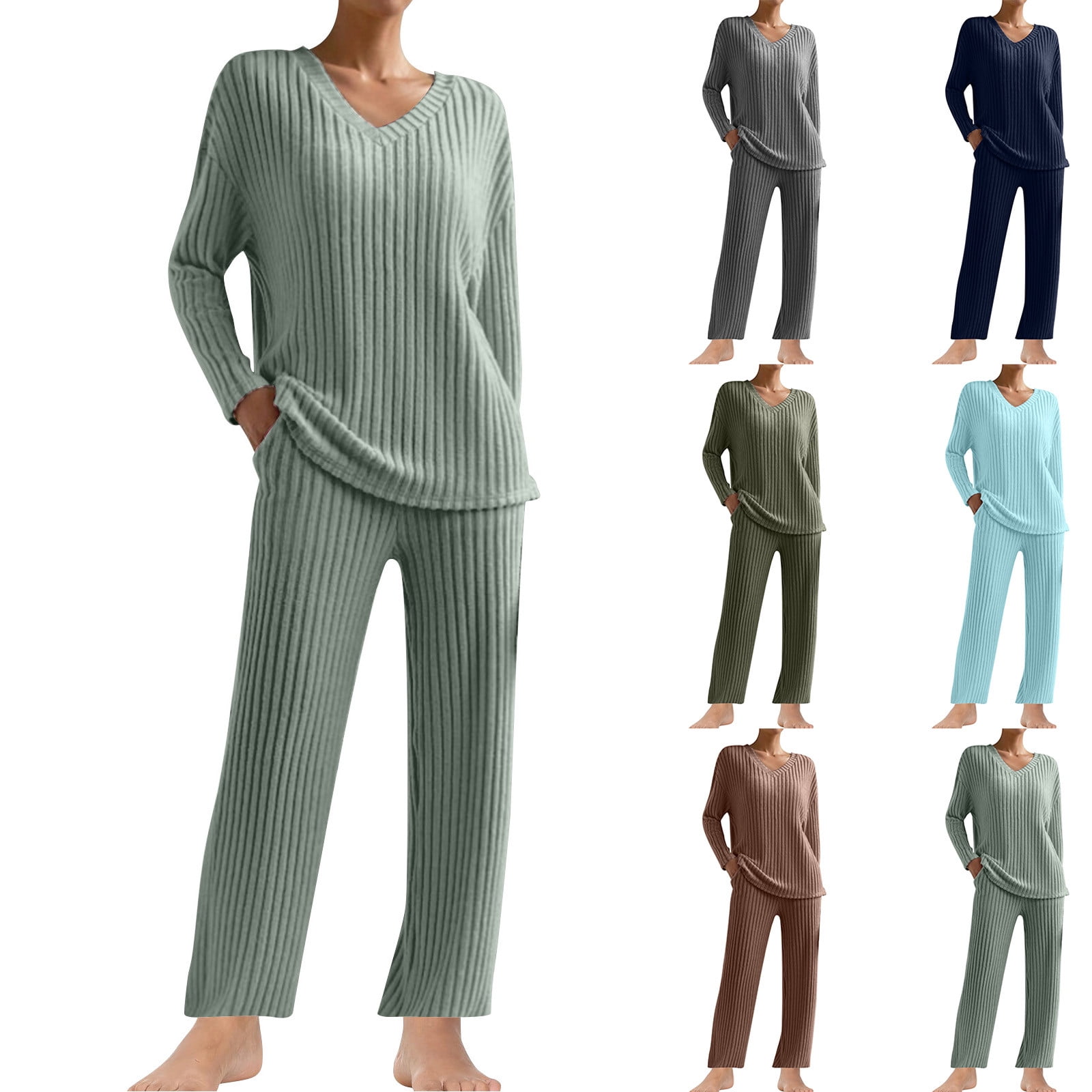 Bovxnpu Two Piece Sets for Women Fall Outfits, Women's Oversized Lounge ...