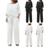 Bovxnpu Two Piece Sets for Women Fall Outfits, Women's Oversized ...