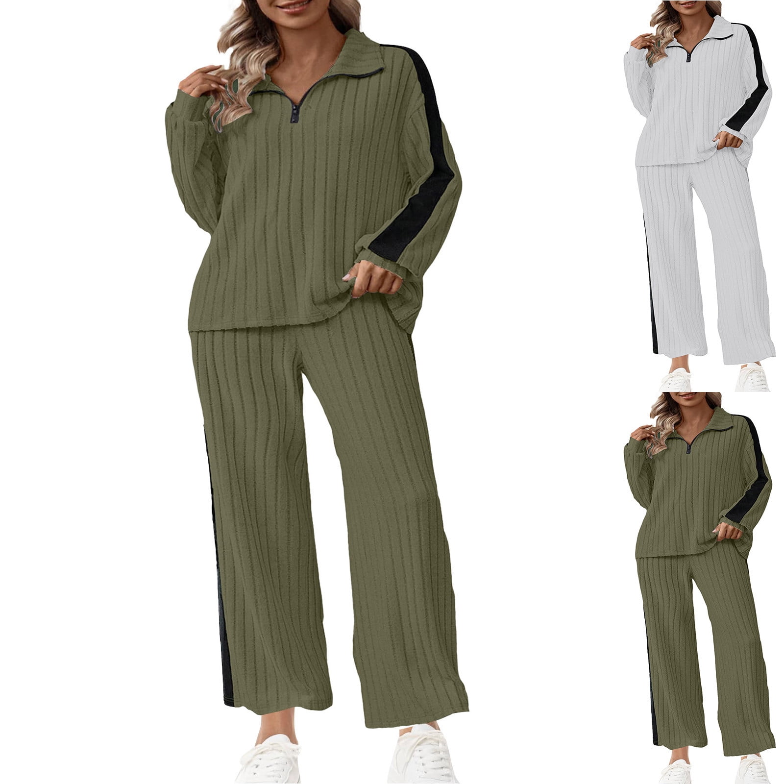 Bovxnpu Two Piece Sets for Women Fall Outfits, Women's Two Piece ...