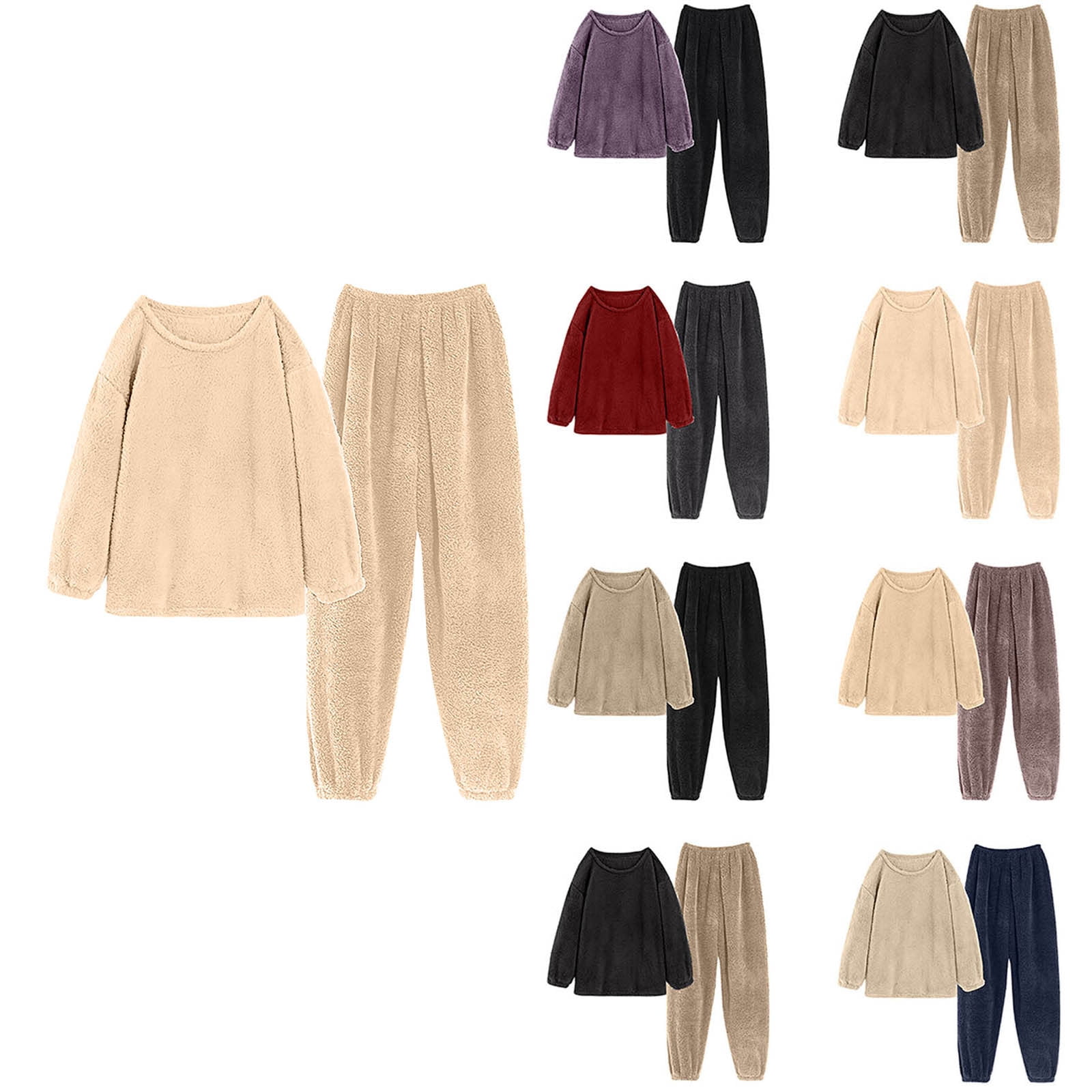 Bovxnpu Two Piece Sets for Women Fall Outfits, Womens 2 Piece Lounge ...