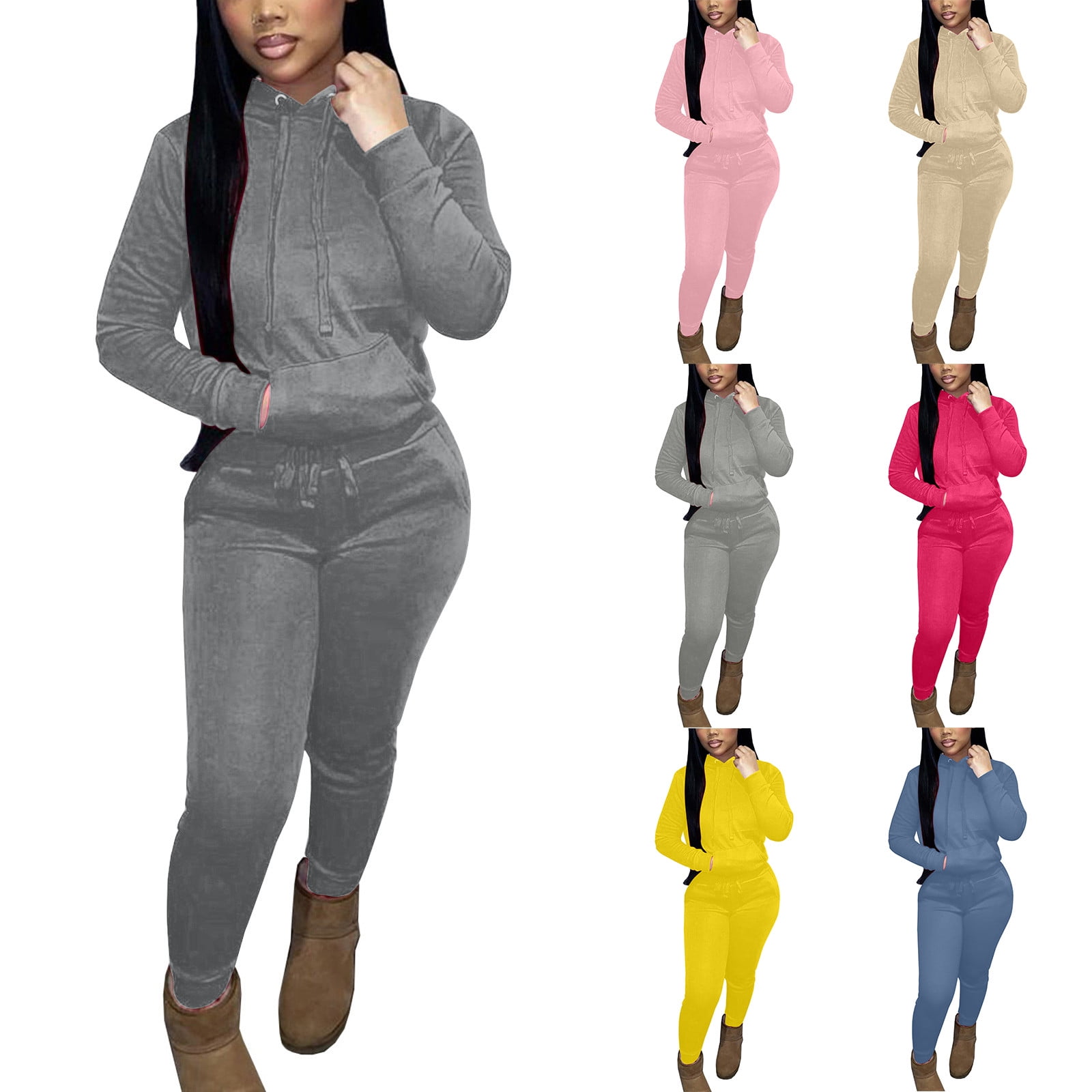 Bovxnpu Two Piece Sets for Women Fall Outfits, Womens 2 Piece Outfits ...