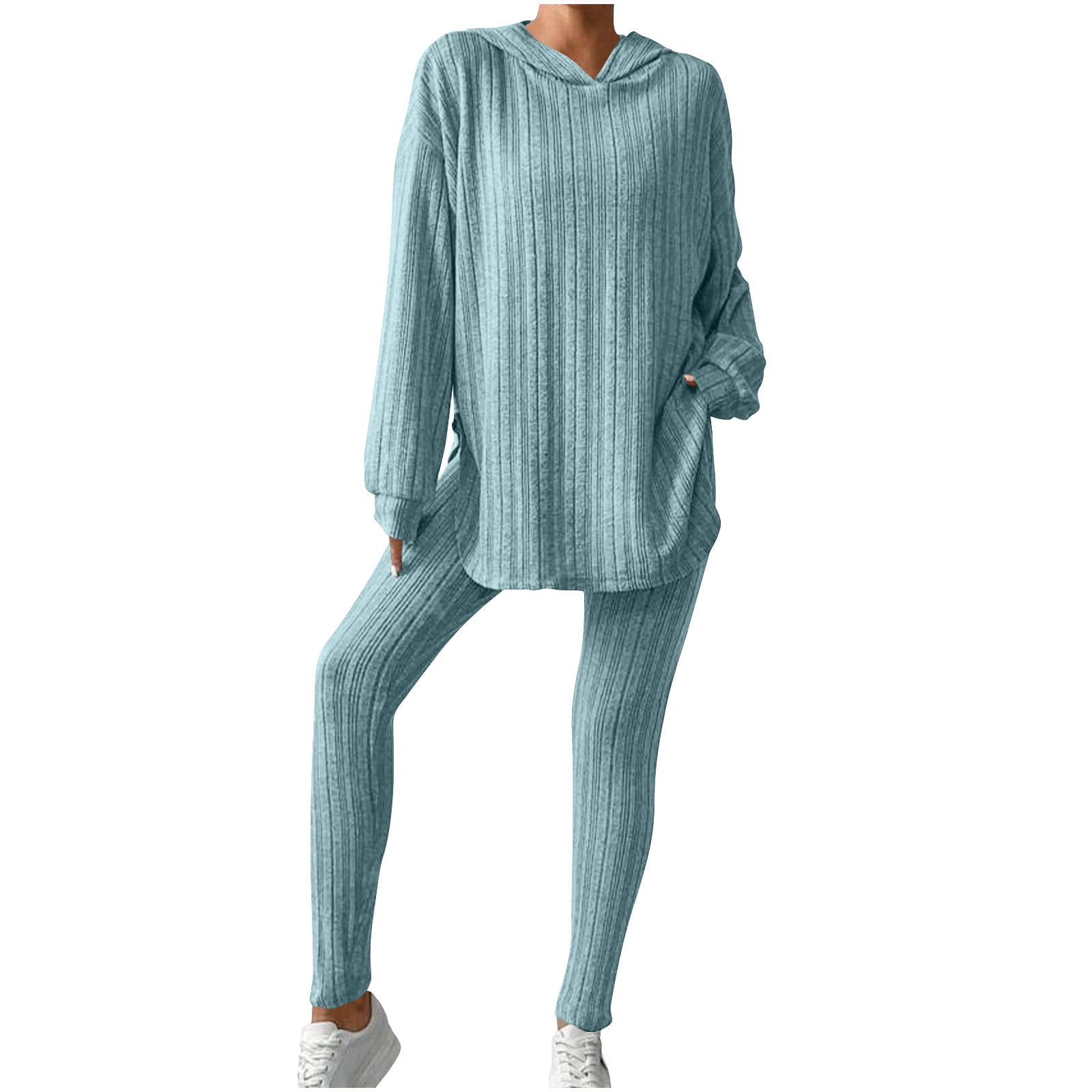 Bovxnpu Two Piece Sets for Women Fall Outfits, Women's Oversized Lounge ...