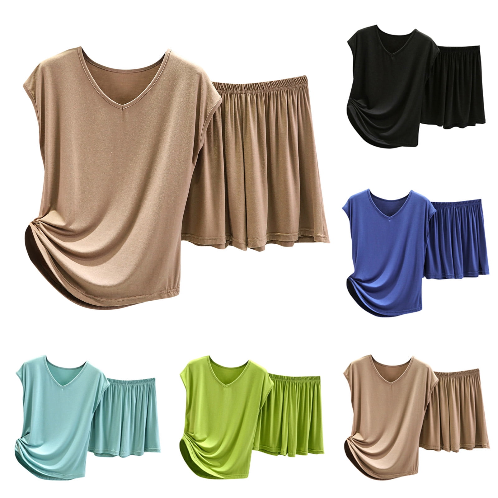 Bovxnpu Two Piece Sets for Women Summer,Lougewear Sets for Women,Ladies ...