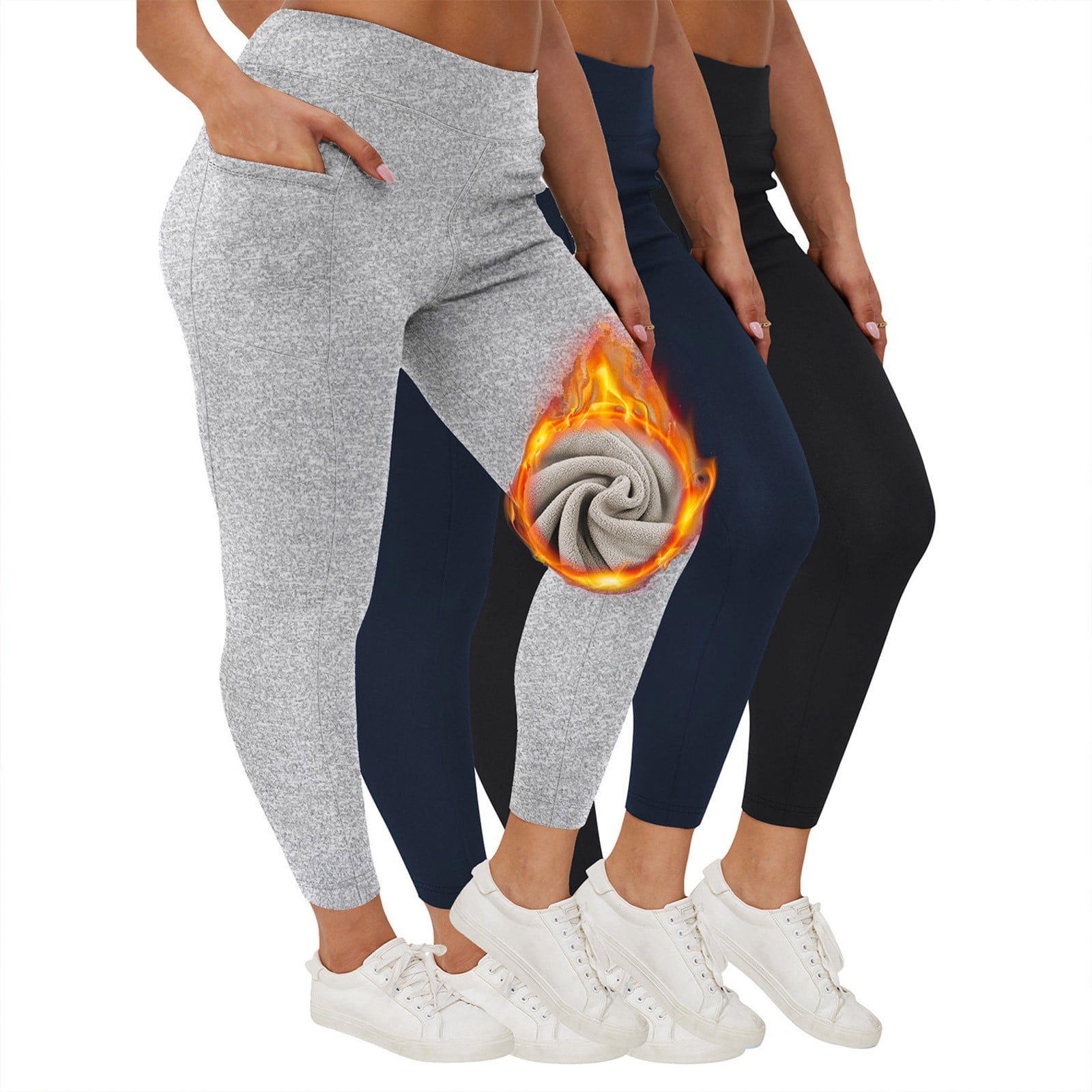 Bovxnpu Women's Fleece Joggers Plus Size Sweatpants Loungewear Pants ...