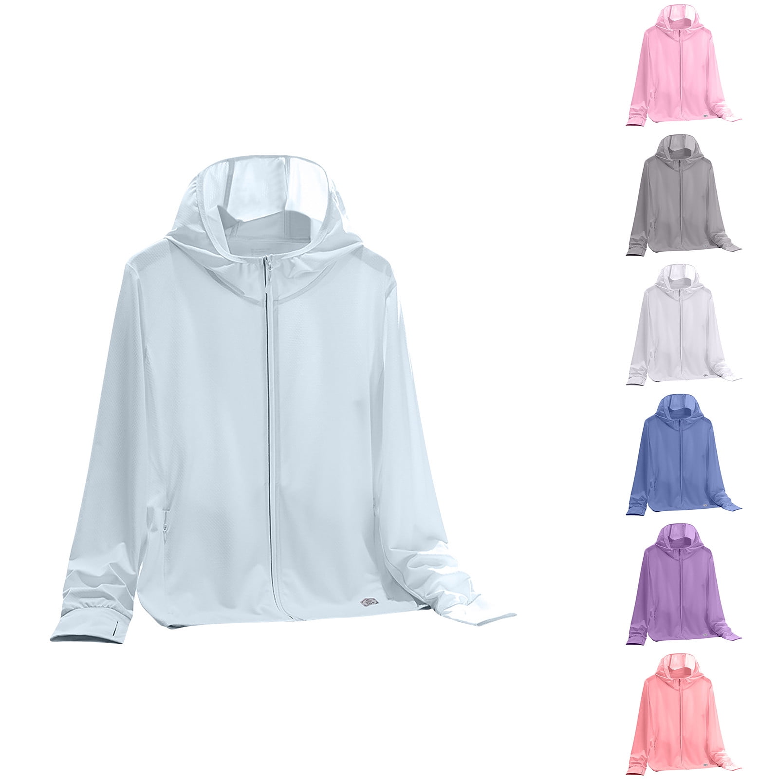 Bovxnpu Women's Long Sleeve Sun Protection Shirts, Lightweight Womens ...