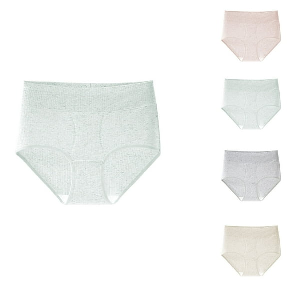 Bovxnpu Women's Plus Size Panties, Women's Breathable Cotton Brief ...