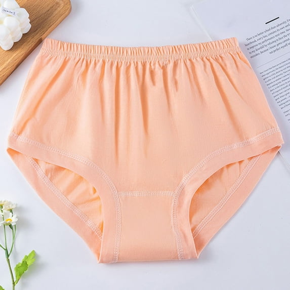 Bovxnpu Women's Plus Size Panties, Women's Breathable Cotton Brief ...