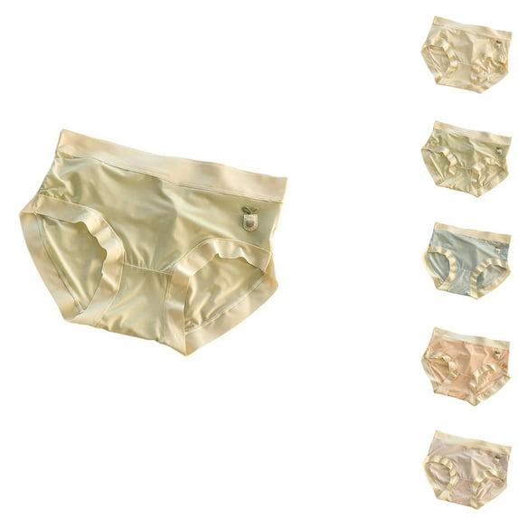 Bovxnpu Women's Plus Size Panties, Women's Breathable Cotton Brief ...