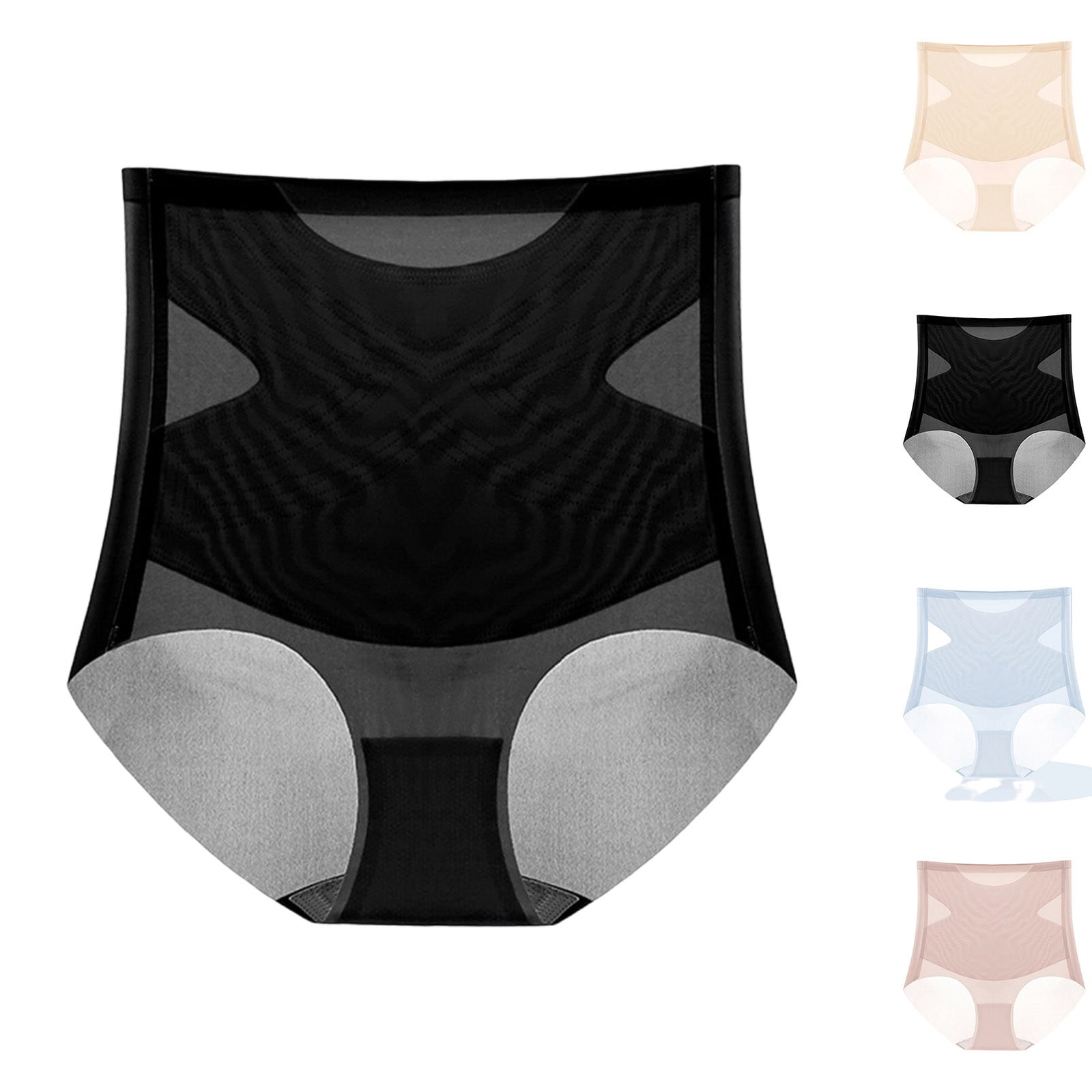 Bovxnpu Women's Plus Size Panties, Womens Breathable Lace Brief ...