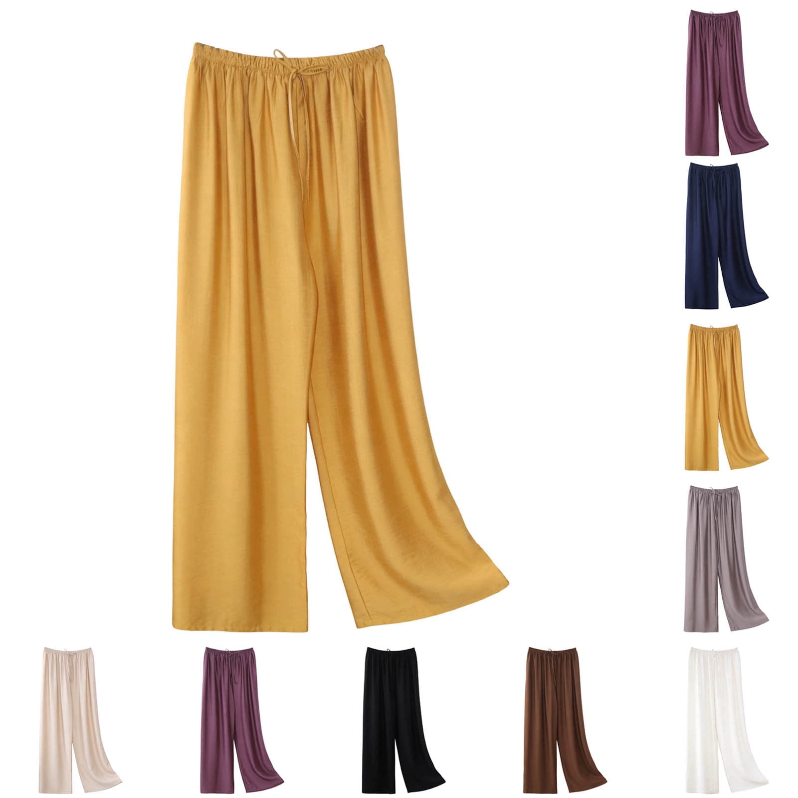 Bovxnpu Womens Pajama Pants Sleep Loungewear Bottoms Cotton Short ...