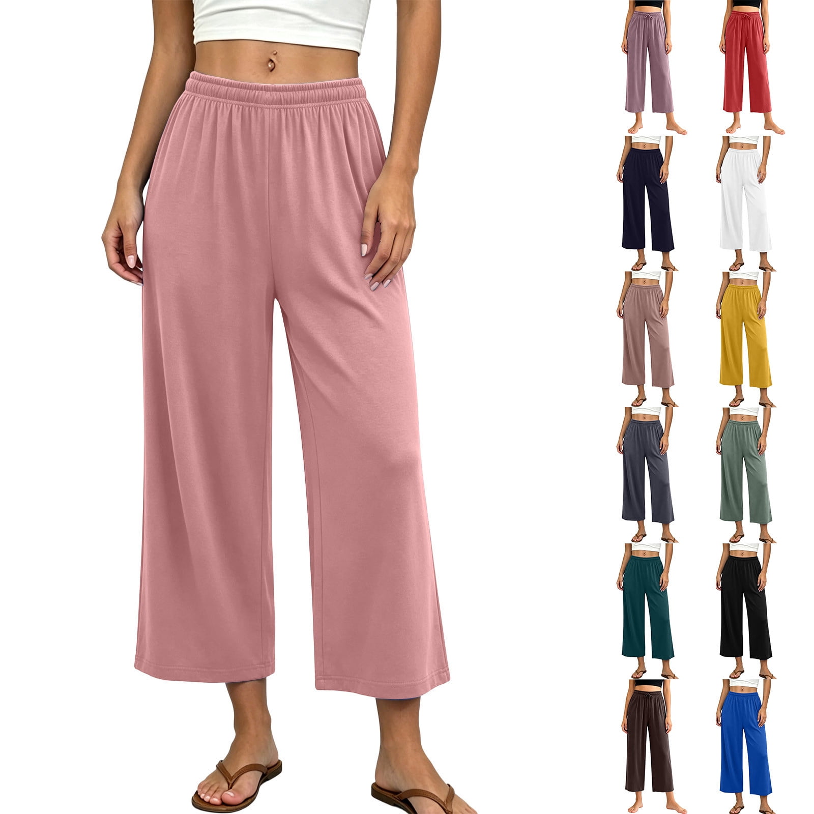 Bovxnpu Womens Pajama Pants Sleep Loungewear Bottoms Loungewear Pants ...