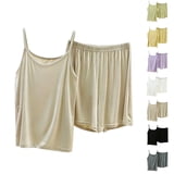Bovxnpu Womens Pajamas Set Sleepwear 2 Piece Loungewear Set Cotton Crew ...