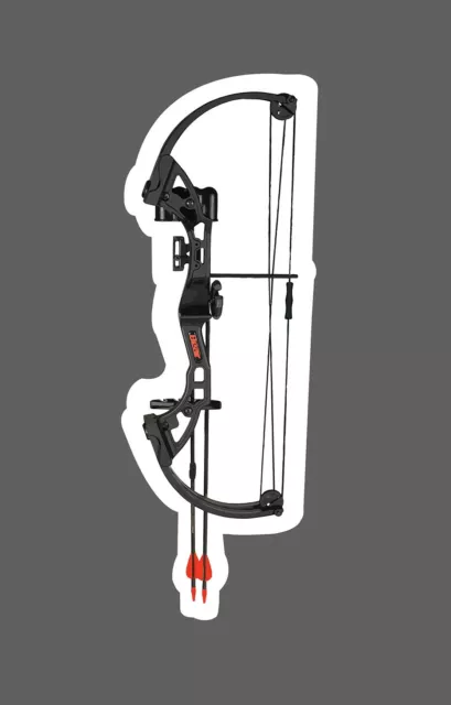 Bow And Arrows Sticker Archery Waterproof Sticker Phone Decal Water ...