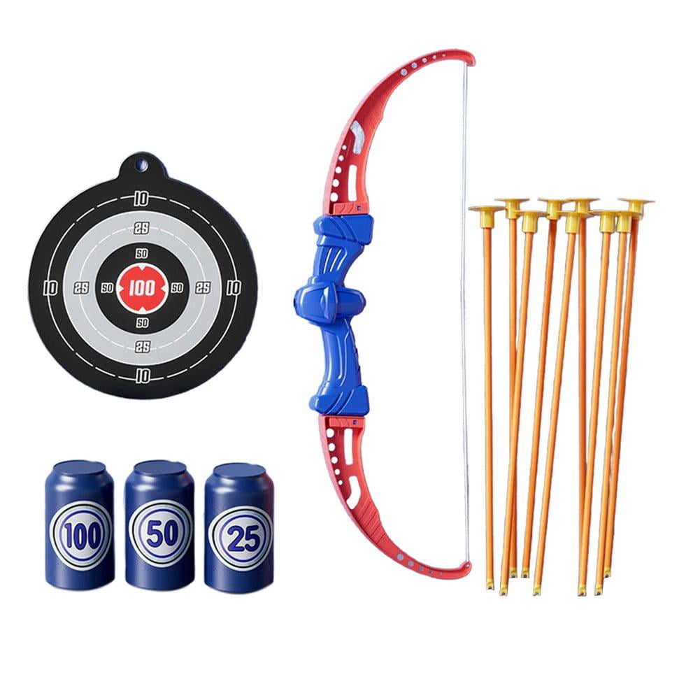 Bow &Arrow Set for Kids with 8 Suction Cup Arrows & 3 Quiver, 1 Score ...