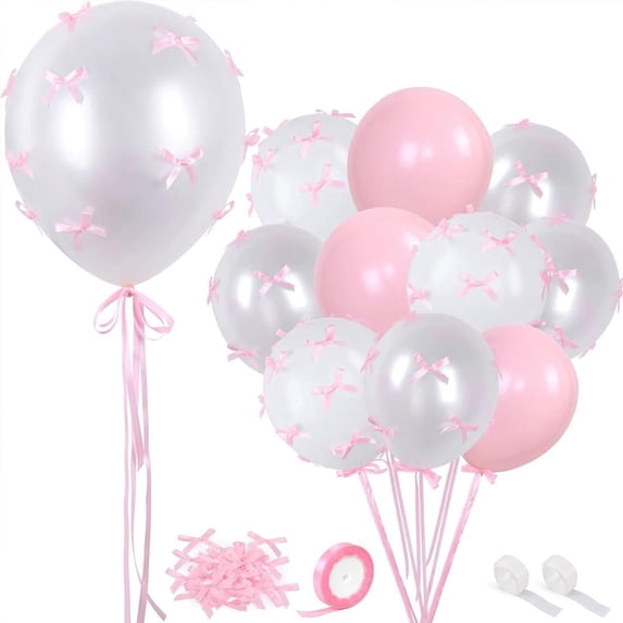 Bow Balloon Decoration 12 Inch Bow Latex Balloon Bundle Photo ...