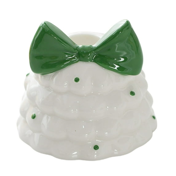 Bow Base Candle Holders Decor - Rustic Candlestick Farmhouse Table ...