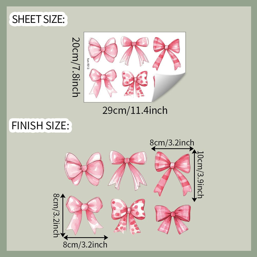 Bow Bedroom Living Room Home Wall Background Beautification Decoration ...