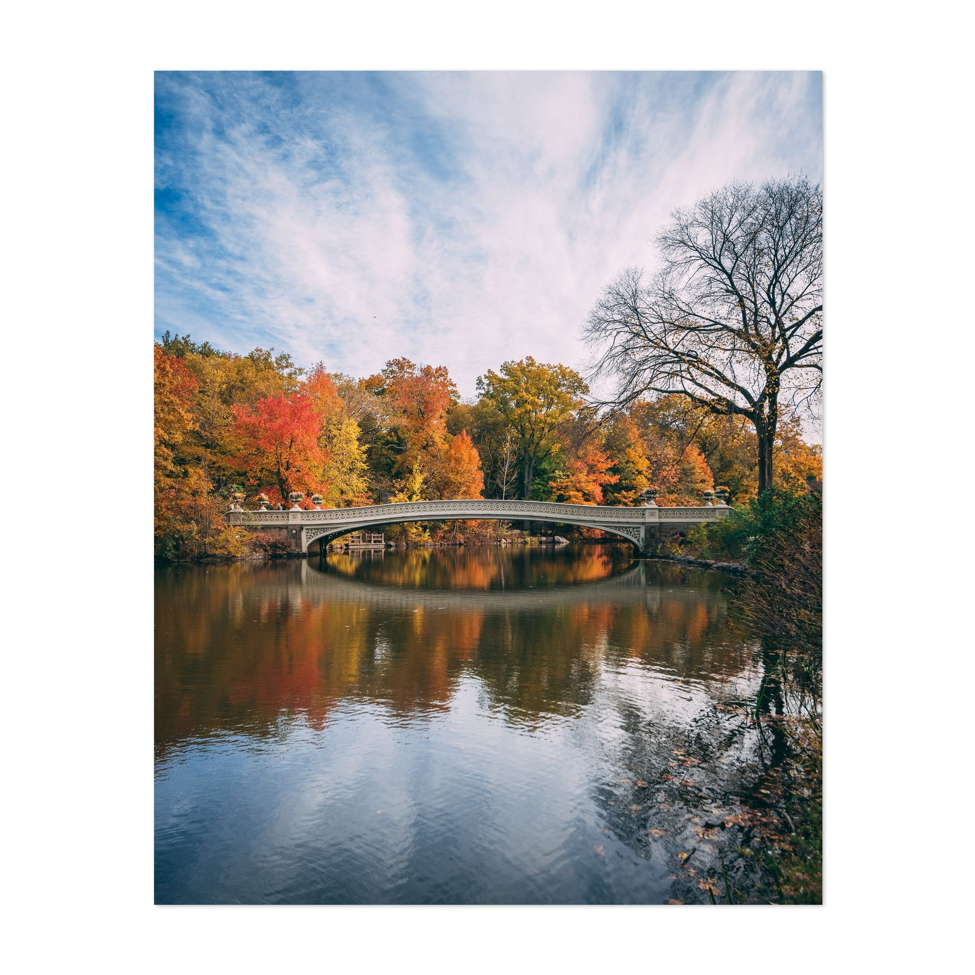 Bow Bridge Autumn 01 - Manhattan New York Photography Autumn Bridge ...