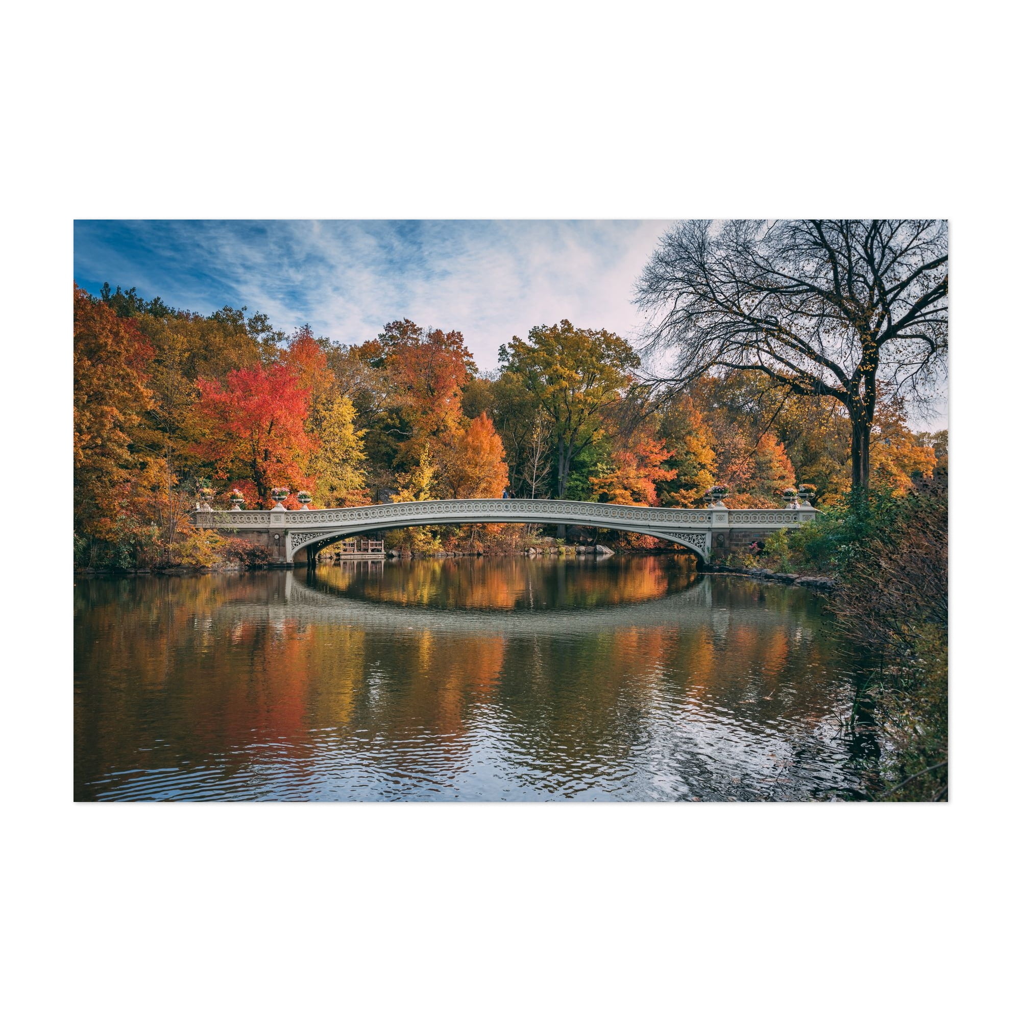 Bow Bridge Autumn 02 - Manhattan New York Photography Autumn Bridge ...