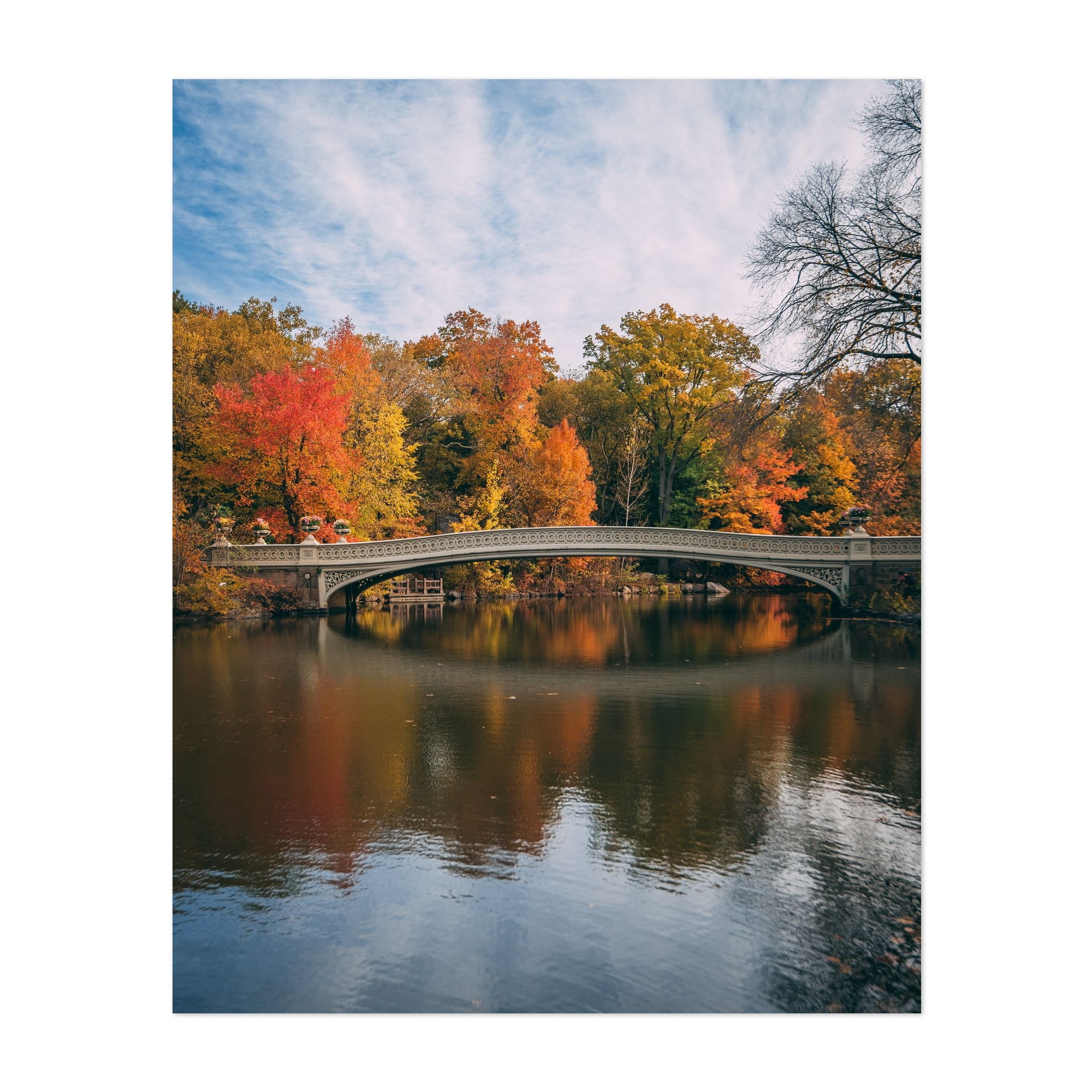 Bow Bridge Autumn 06 - Manhattan New York Photography Autumn Bridge ...