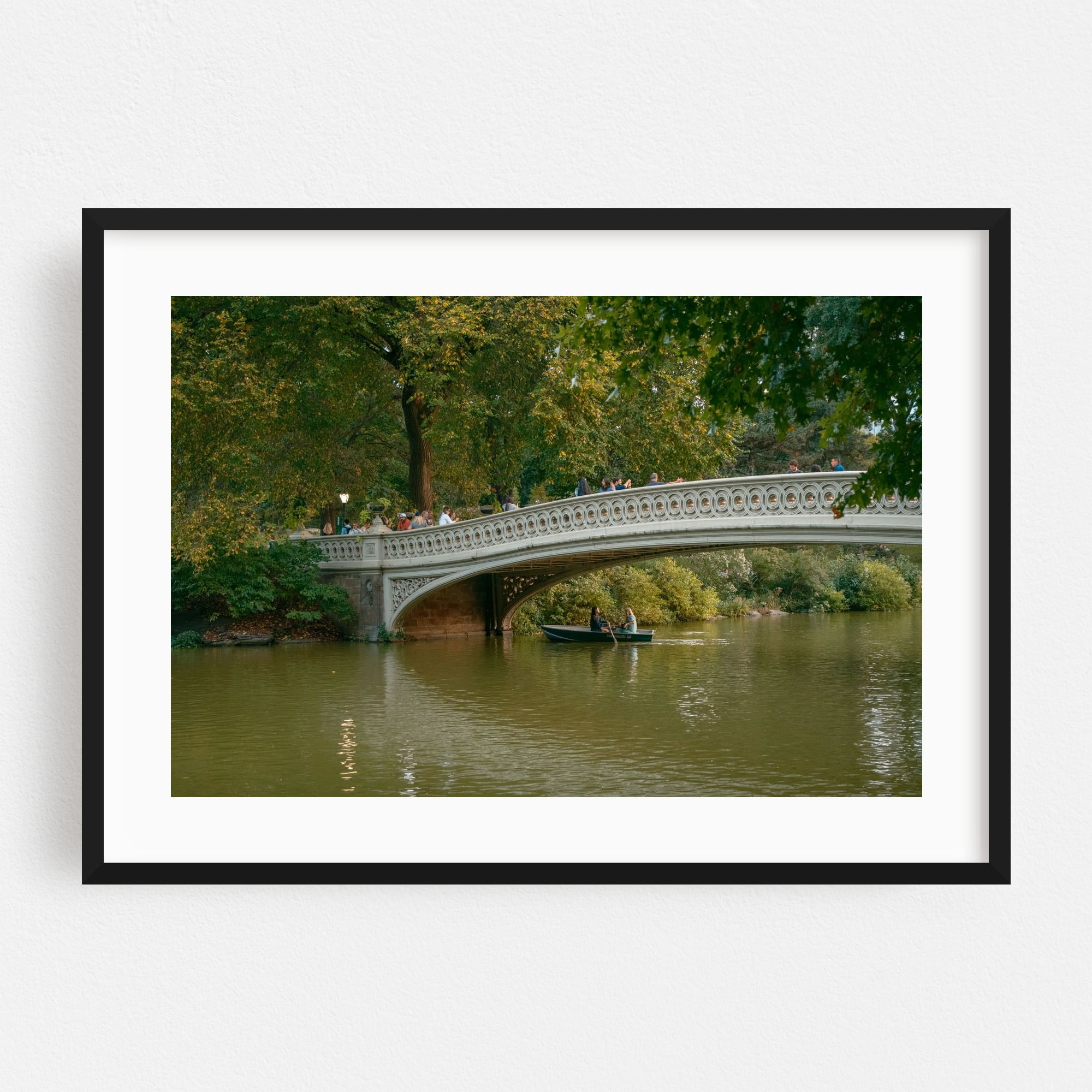 Bow Bridge, Central Park - Manhattan New York Photography Black Framed ...