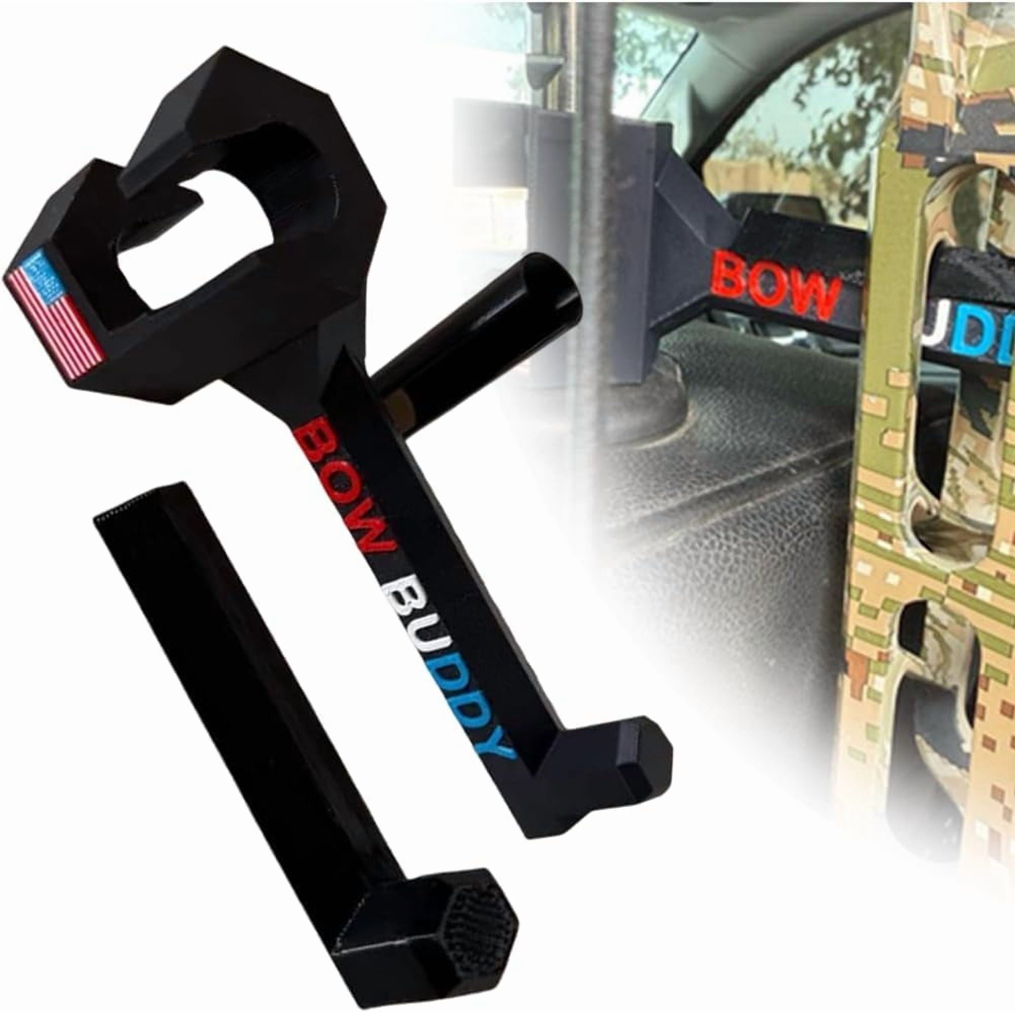 Bow Buddy Bow Hanger for Truck Headrest - Universal Compound Bow Holder ...