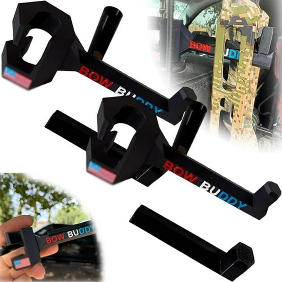 Bow Buddy Bow Hanger for Truck Headrest - Universal Compound Bow Holder ...