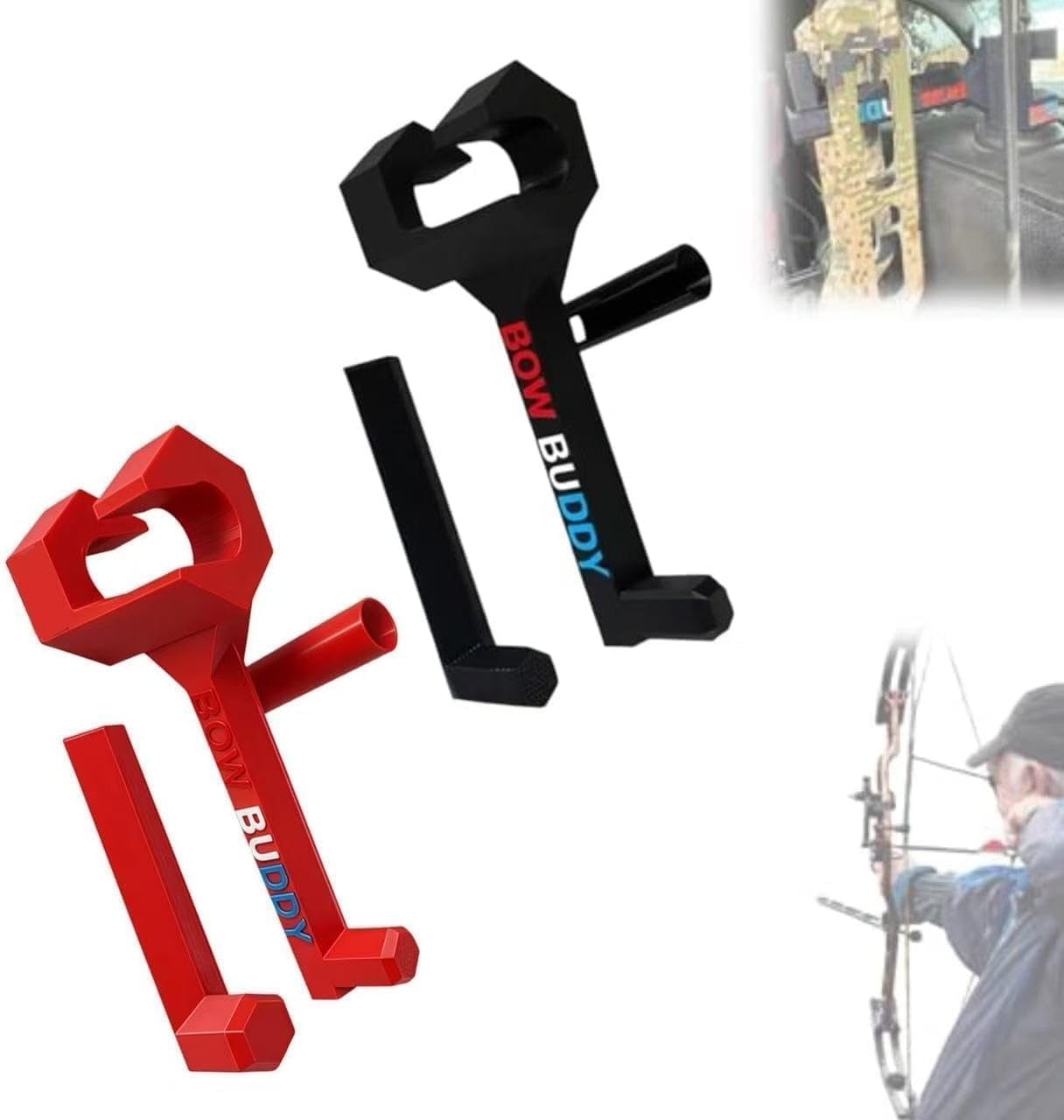 Bow Buddy Bows Hanger for Truck, Twist on 2.0, Car Compound Bows ...