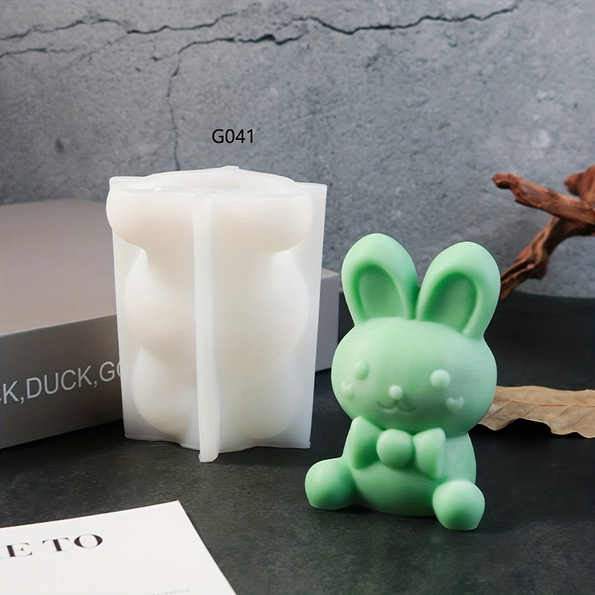 Bow Bunny Candle Scented Silicone Mold DIY Handmade Candle Making Tools ...