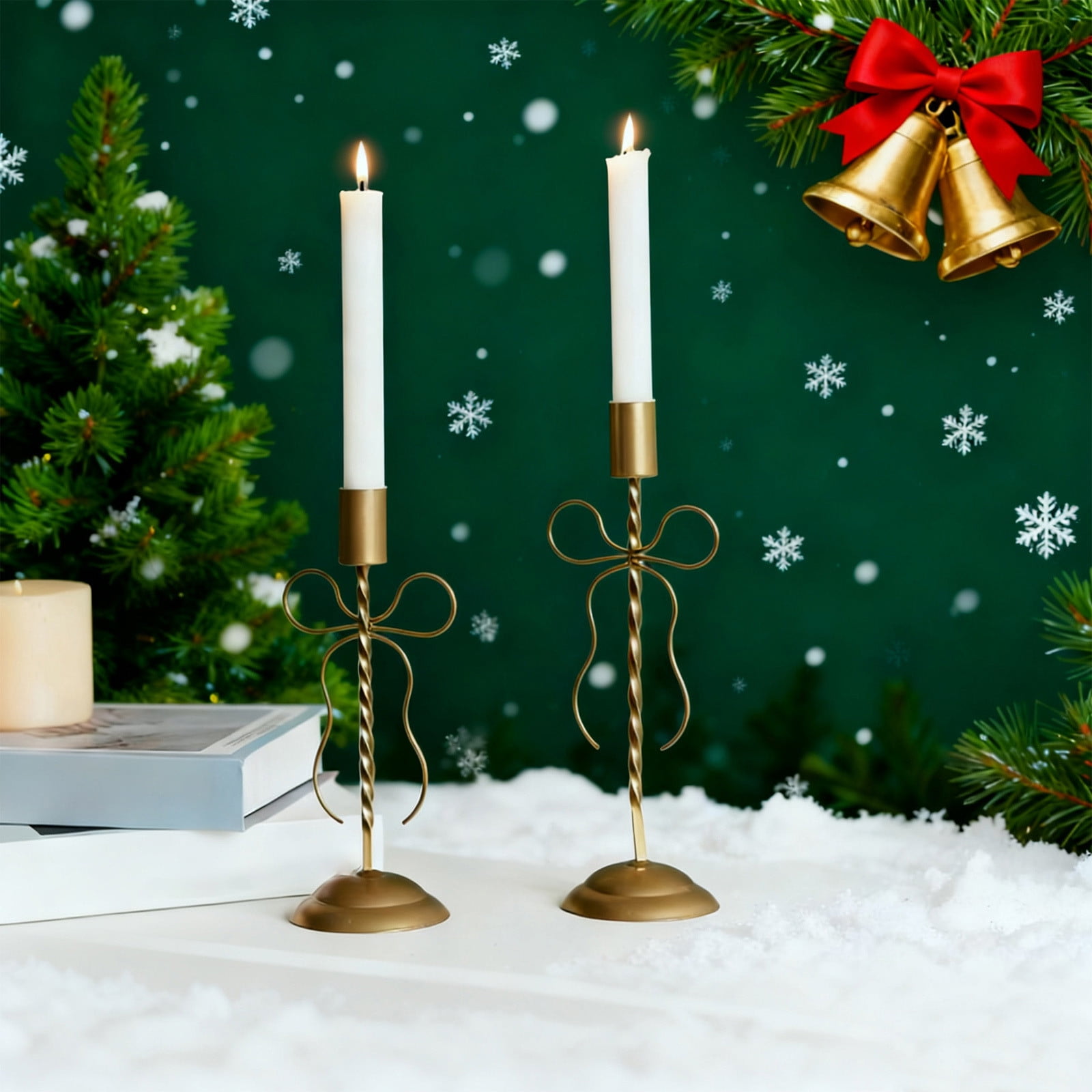 Bow Candle Holder under $5! Yannianjz Bow Shape Iron Candle Holder Home ...