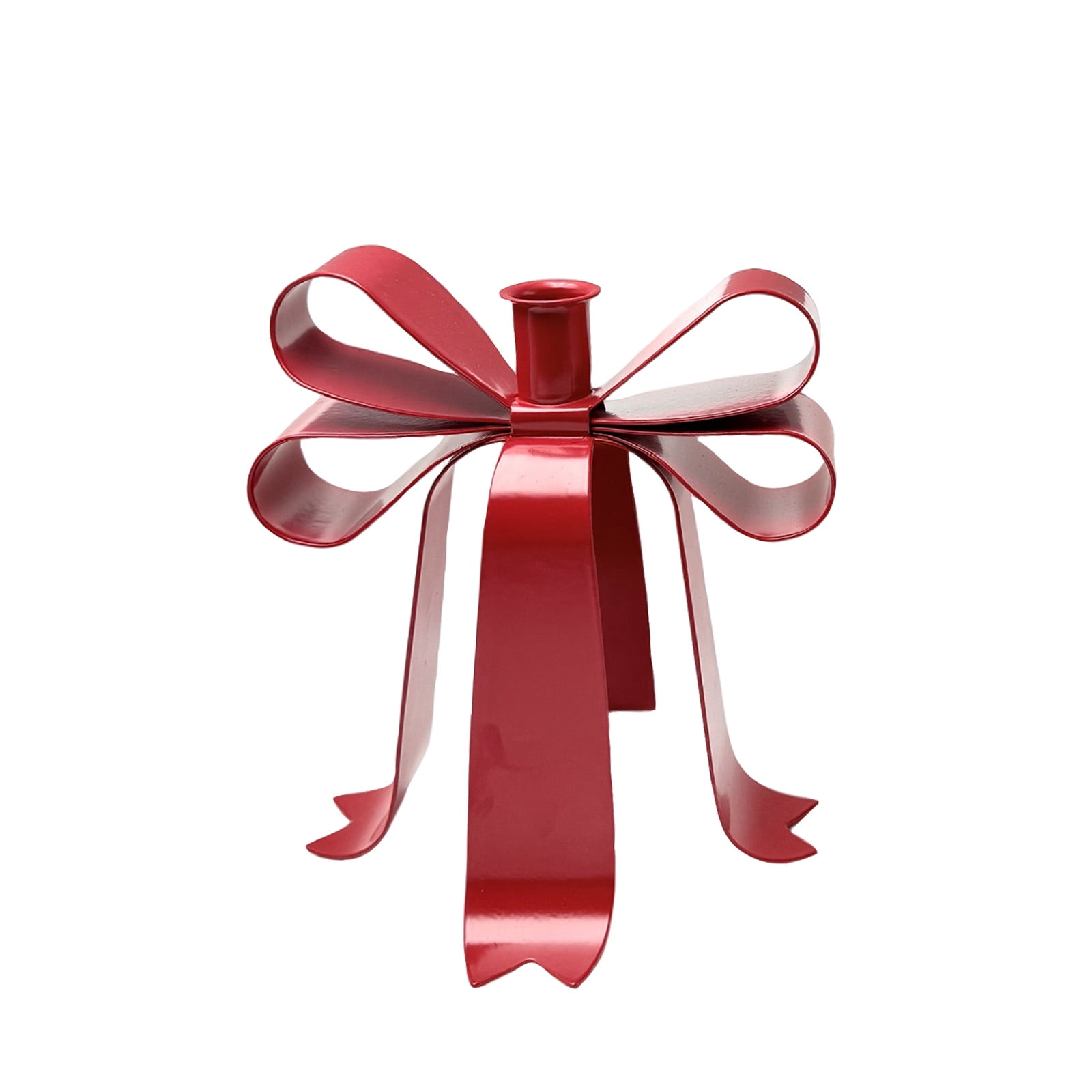 Bow Candlestick Decoration, Christmas Candlestick, Valentine's Day ...