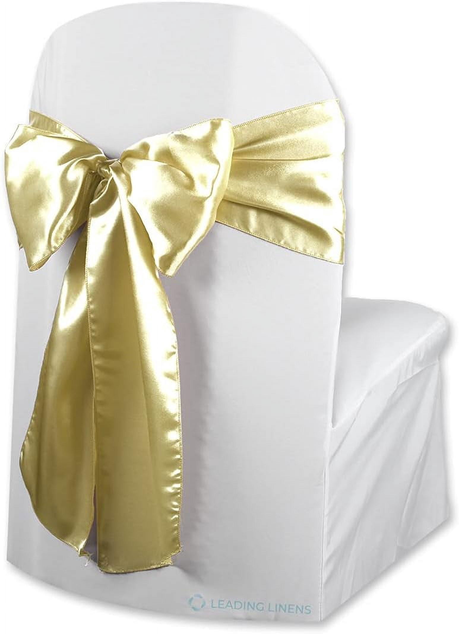 Bow Chair Cover Decoration - es for Weddings, Banquets, Receptions ...