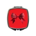 Bow Cheerleading Coquette Red Travel Makeup Handbag Purse Small Pocket ...