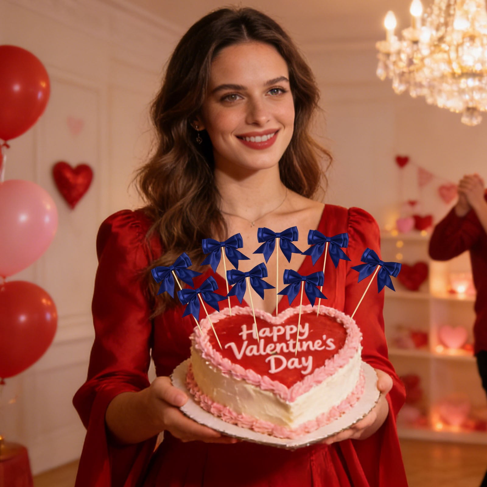 Bow Cupcake Toppers Bowknot Cake Toppers New Bow Cupcake Picks Bowknot ...