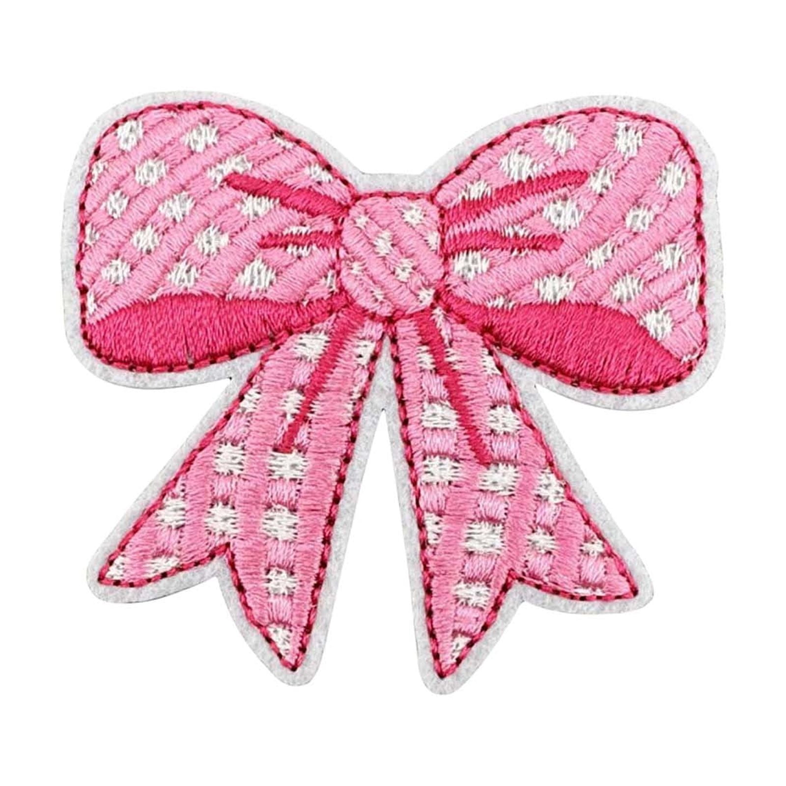 Bow Embroidery Cloth Sticker | DIY Clothing Decoration & Repair | 6x6cm ...