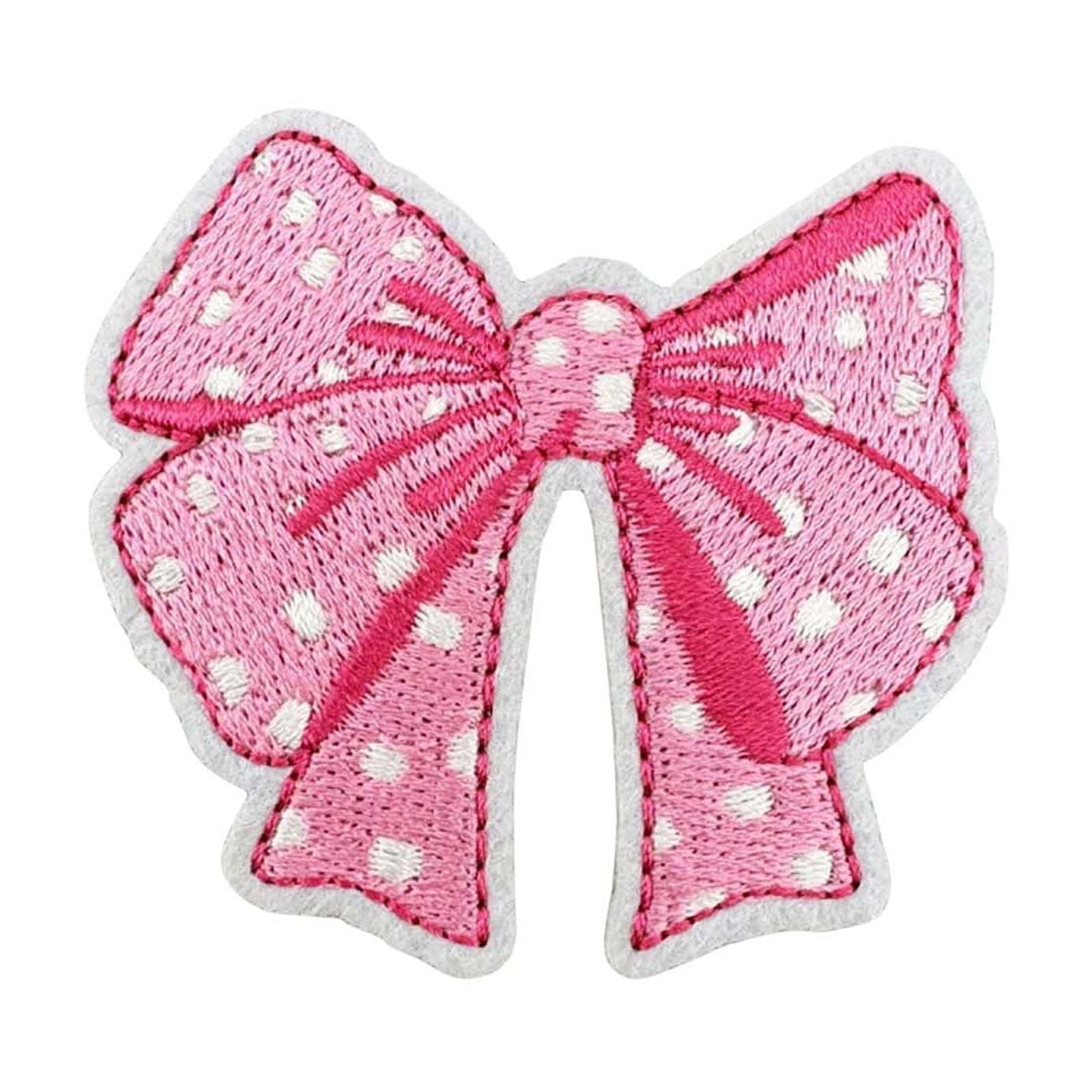Bow Embroidery Cloth Sticker Patch | DIY Applique for Clothing, Decor ...